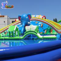 China Outdoors Inflatable Water Slide Water Park Elephant Inflatable Slide Inflatable toy for sale