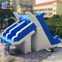 China Outdoor Water Park Inflatable Water Slide Dolphin Inflatable Slide for sale