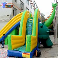 China Outdoor Commercial Inflatable Water Slide Inflatable Dinosaur Slide for sale