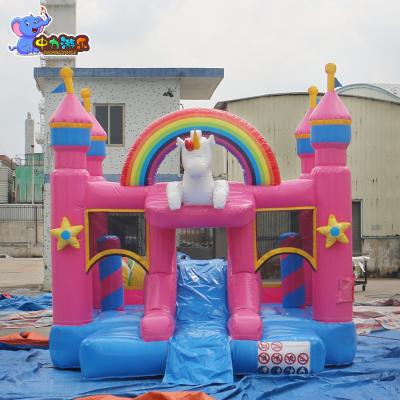 China Customization Inflatable Bouncy Castle Unicorn Kids Jumping Castle for sale