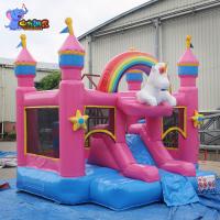 China Customization Inflatable Bouncy Castle Unicorn Kids Jumping Castle for sale