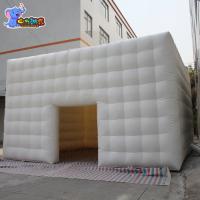 China White Rectangle Airdome Inflatable Tents For Outdoor Event Camping UV Resisstant for sale