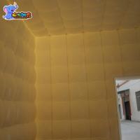 China White Rectangle Airdome Inflatable Tents For Outdoor Event Camping UV Resisstant for sale