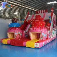 China Outdoor Candy House Inflatable Bouncy Castle Inflatable Bouncer Slide for sale