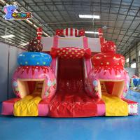 China Outdoor Candy House Inflatable Bouncy Castle Inflatable Bouncer Slide for sale