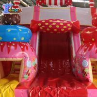 China Outdoor Candy House Inflatable Bouncy Castle Inflatable Bouncer Slide for sale