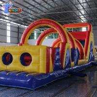 China Large Outdoors Inflatable Bouncy Castle Inflatable Castle With Obstacle for sale