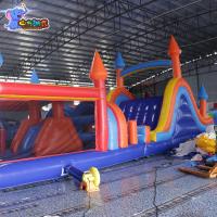 China Giant Inflatable Games Inflatable Bouncy Castle Bounce House Obstacle Course for sale