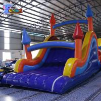 China Giant Inflatable Games Inflatable Bouncy Castle Bounce House Obstacle Course for sale