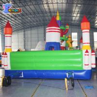 China Outdoor Rocket Inflatable Bouncy Castle Inflatable Castle Slide for sale