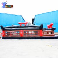China Martial Arts Theme Inflatable Bouncy Castle Inflatable Kids Trampoline for sale