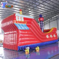 China Customization Inflatable Pirate Ship Slide Castle Inflatable Bouncy Castle for sale