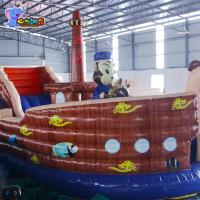 China Monkey Theme Pirate Ship Bouncy Castles Inflatable Bouncy Castle for sale