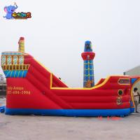 China Large Sized Pirate Ship Theme Inflatable Bouncy Castle Inflatable Kids Playground for sale