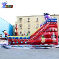 China Octopus Pirate Ship Theme Bounce House Slide Combo Inflatable Bouncy Castle for sale