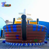 China Customization Inflatable Pirate Ship Slide Castle Inflatable Bouncy Castle for sale
