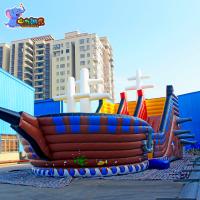 China Customization Inflatable Pirate Ship Slide Castle Inflatable Bouncy Castle for sale