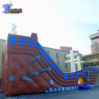 China Customization Inflatable Pirate Ship Slide Castle Inflatable Bouncy Castle for sale