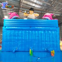 China Ocean Theme Inflatable Bouncy Castle Inflatable Slide Bounce House for sale