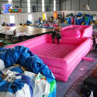 China Outdoors Inflatable Trampoline Inflatable Bouncy Castle Inflatable Jump Air Bag for sale
