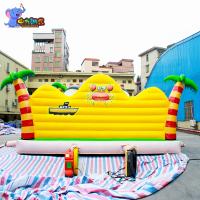 China Beach Animal Theme Inflatable Bouncy Castle for Children Inflatable Trampoline for sale