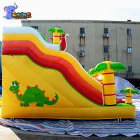 China Dinosaur Theme Inflatable Water Slide Inflatable Slide Bounce House for sale