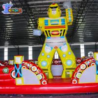 China OBM Double Lane Inflatable Water Slide Bouncing Castle For Children'S Playgrounds for sale