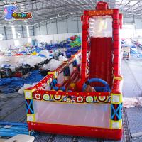 China OBM Double Lane Inflatable Water Slide Bouncing Castle For Children'S Playgrounds for sale