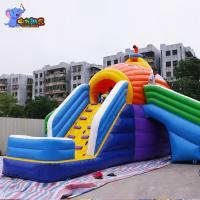 China 450kg Huge Blow Up Backyard Inflatable Water Slide Aircraft Theme for sale