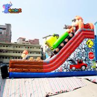China Interactive Commercial Bounce House Water Slide Wet Dry For Playground for sale
