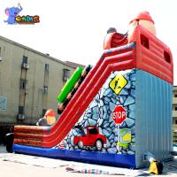 China Interactive Commercial Bounce House Water Slide Wet Dry For Playground for sale
