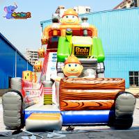 China Interactive Commercial Bounce House Water Slide Wet Dry For Playground for sale