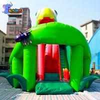 China Anti Wear Inflatable Water Slide Jumping Castle UV Resistant Custom for sale