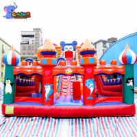China Ocean Octopus Bouncy Castle Inflatable Jumping Bouncing House With Slide for sale