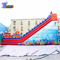 China Ocean Octopus Bouncy Castle Inflatable Jumping Bouncing House With Slide for sale