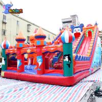 China Ocean Octopus Bouncy Castle Inflatable Jumping Bouncing House With Slide for sale