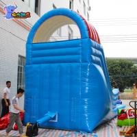 China PVC Residential Inflatable Water Slides buffer Portable Swimming Pool Slides for sale