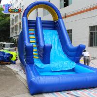 China PVC Residential Inflatable Water Slides buffer Portable Swimming Pool Slides for sale