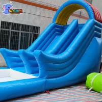 China PVC Residential Inflatable Water Slides buffer Portable Swimming Pool Slides for sale