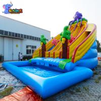 China OEM 50 Foot Inflatable Water Slide Swimming Pool CE Certificated for sale