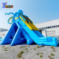 China Large Octopus Inflatable Water Slide Bouncy Castle Paddling Pool Customized for sale