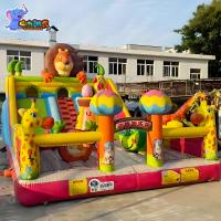 China Customization Inflatable Bouncy Castle Inflatable Bounce House With Slide for sale