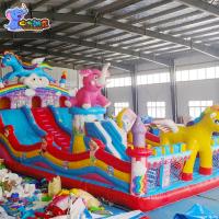 China Elephant Theme Inflatable Bouncy Castle Inflatable Trampoline Park Outdoor for sale