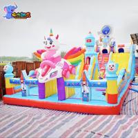 China Customization Outdoors Inflatable Bouncy Castle  Inflatable Bounce Playground for sale