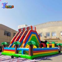 China Large Cartoon Inflatable Bouncy Castle Inflatable Theme Parks Bouncing Castle for sale