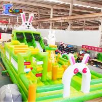 China Outdoors Inflatable Bouncy Castle Inflatable Obstacle Course Bounce House for sale