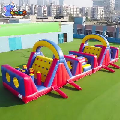 China Outdoors Inflatable Bouncy Castle Inflatable Obstacle Course Bounce House for sale