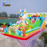 China Outdoors Inflatable Bouncy Castle Inflatables Amusement Park Obstacle Course for sale