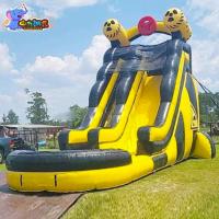 China Outdoor Water Park Inflatable Water Slide Inflatable Castle Slide for sale