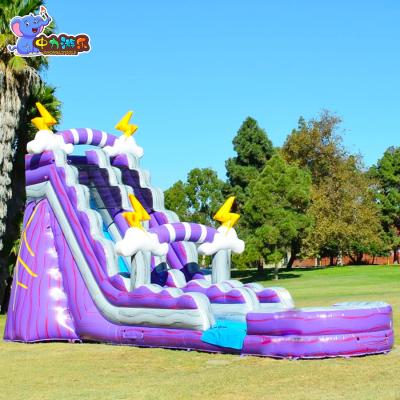 China Outdoor Water Park Inflatable Water Slide Inflatable Castle Slide for sale